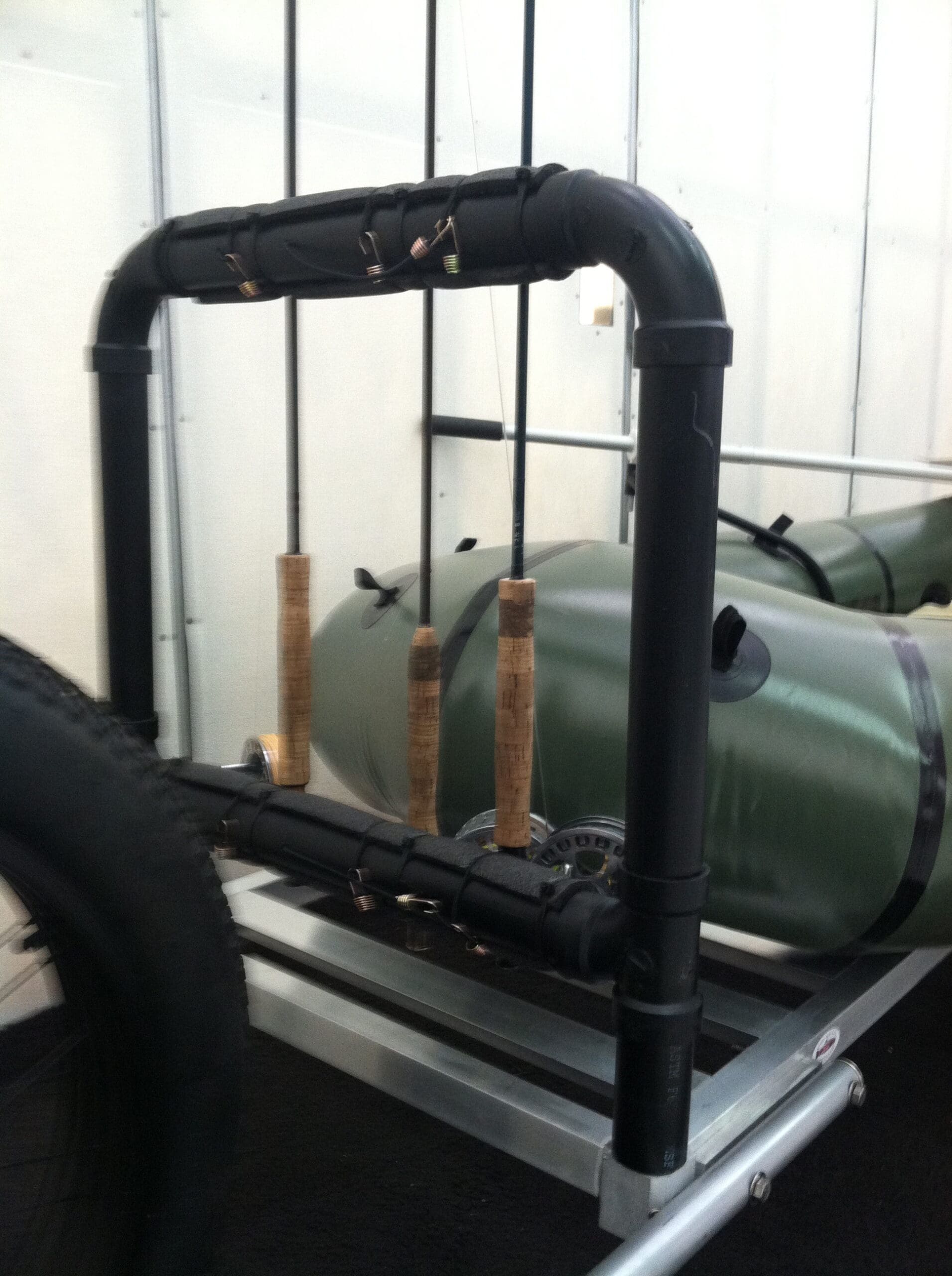 Bicycle Cargo Trailer Mods - Bamboo Fly Rods